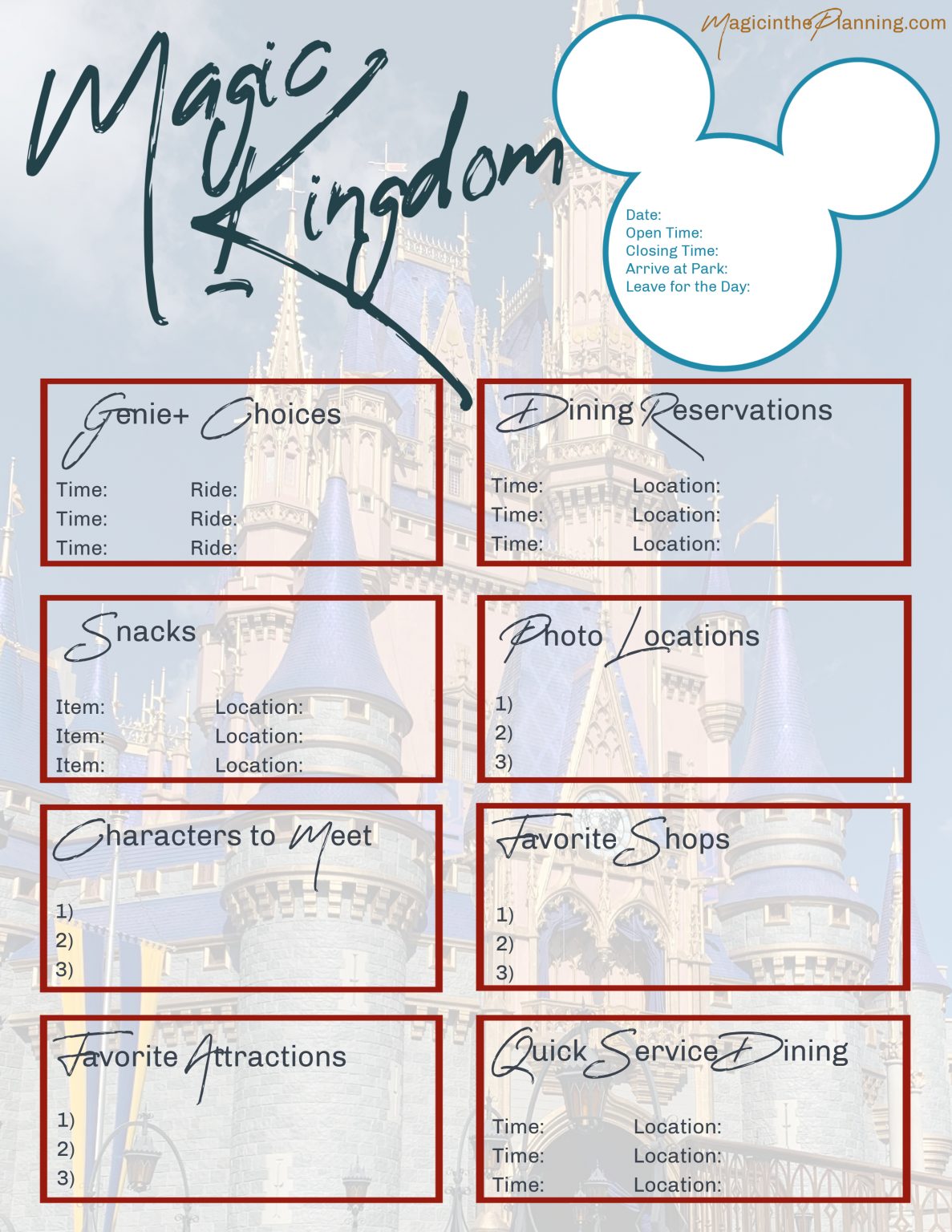 Disney Vacation Planning Resource Library for 2023 (and beyond) - Magic ...